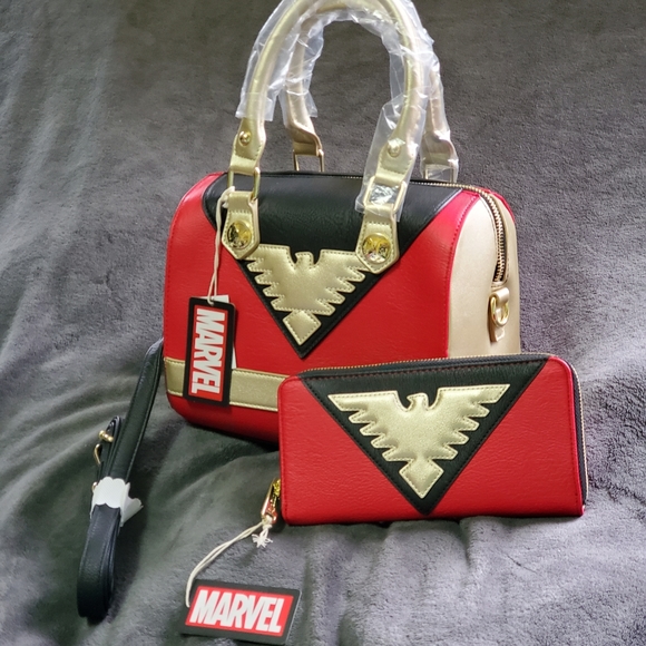 Loungefly | Bags | Marvel Loungefly Xmen Dark Phoenix Handbag Wallet ...